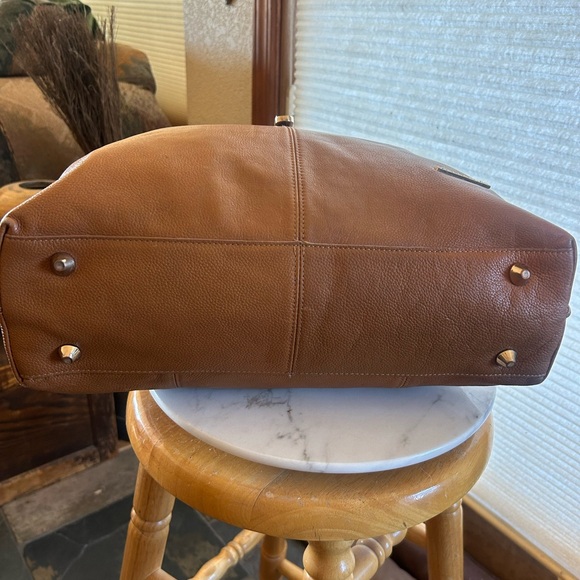 stella and max | Bags | Stella And Max Leather Satchel Purse Bag Euc ...